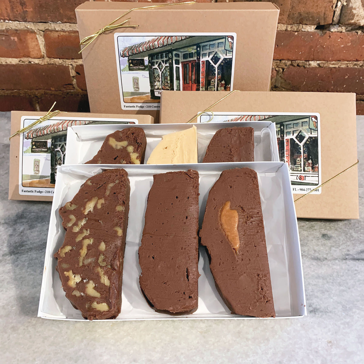 6 Slice Fudge Sampler – Fantastic Fudge
